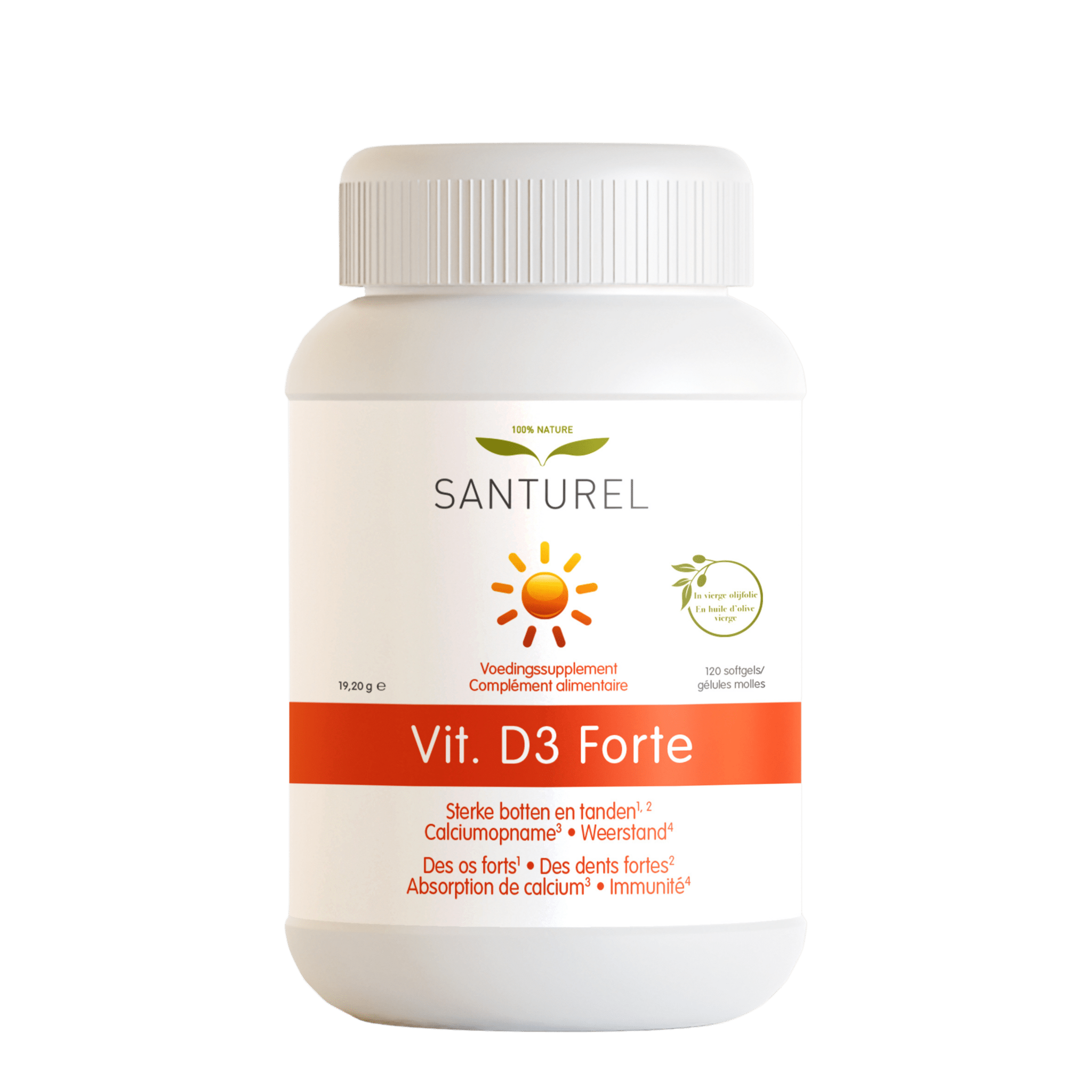 Vit. D3 Forte, hoog gedoseerde vitamine D3, goed opneembaar